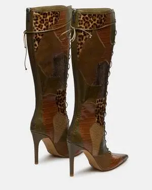 Steve Madden Marelyn Wide Calf Lace-up Boots