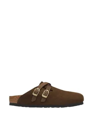 BIRKENSTOCK Blair Suede Mule With Buckle