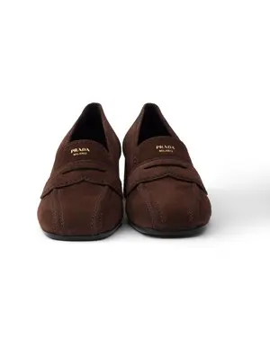 Prada Suede Loafers