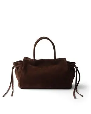 Prada Allusion Large Suede Bag