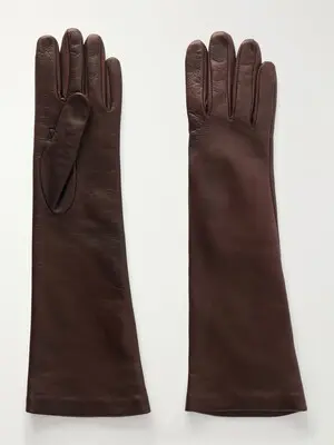 KALLMEYER Park Leather Gloves - Brown