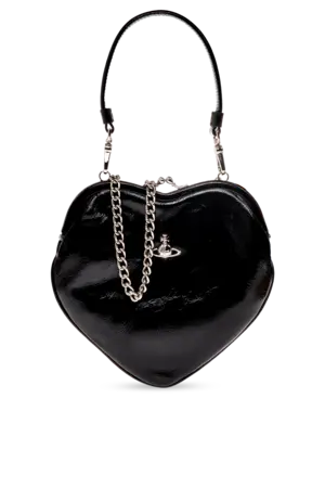 VIVIENNE WESTWOOD Leather Bag ‘belle Heart Frame - Black