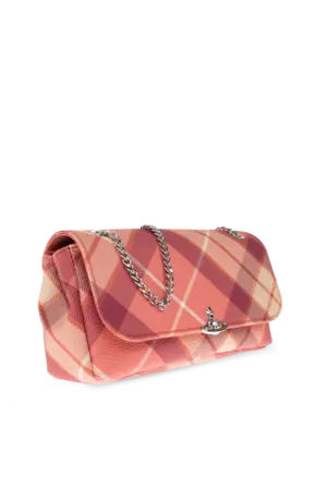 VIVIENNE WESTWOOD Plaid Bag With Logo