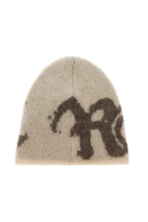 ROA Logo Beanie Hat - Cream
