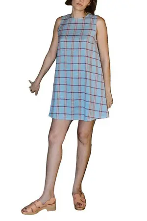 Ace & Jig Kaia A-line Mini Dress - Eyeshadow