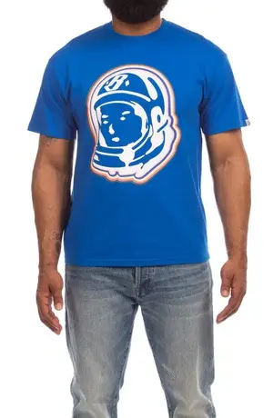 BILLIONAIRE BOYS CLUB Bb Helmet Rings Cotton Graphic T-shirt - Lapis Blue