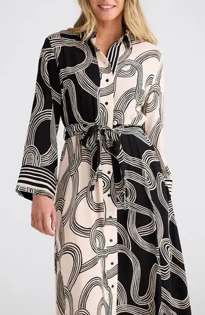 BRAVE+TRUE Lucy Print Shirtdress