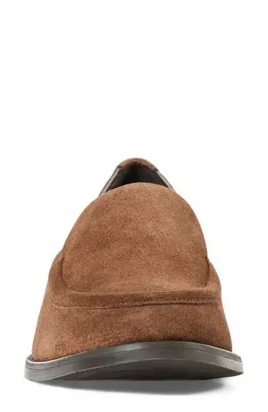 Aquatalia Sinita Water Repellent Loafer - Cognac Suede