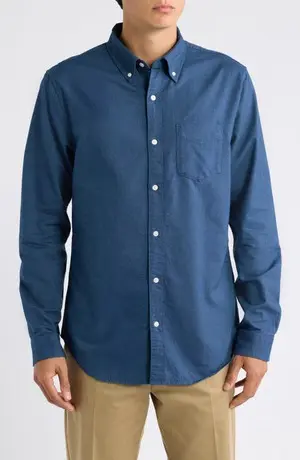 Bonobos Everyday Cotton Oxford Button Down Shirt - Navy