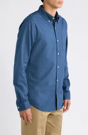 Bonobos Everyday Cotton Oxford Button Down Shirt - Navy