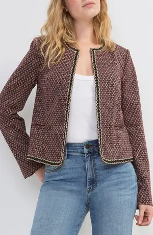 LIVERPOOL Gold Trim Jacquard Jacket
