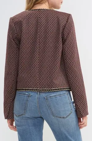 LIVERPOOL Gold Trim Jacquard Jacket