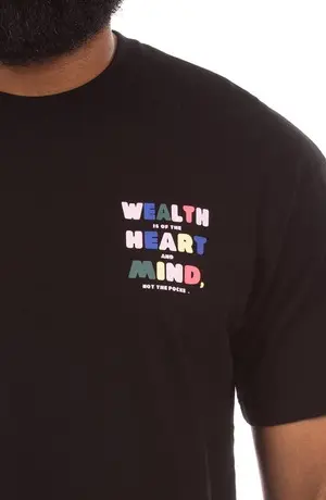 BILLIONAIRE BOYS CLUB Bb Wealth Curve Cotton Graphic T-shirt