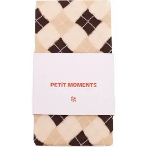 PETIT MOMENTS Constance Argyle Print Dress Socks