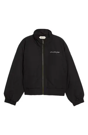 HONOR THE GIFT Logo Script Puffer Jacket - Black
