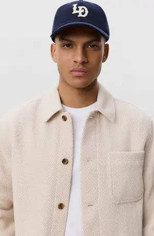 LES DEUX Twill Overshirt - Ivory