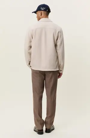 LES DEUX Twill Overshirt - Ivory