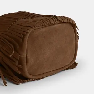COACH OUTLET Faye Mini Drawstring Bag With Fringe