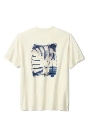 Tommy Bahama Monstera Blues Cotton Graphic T-shirt