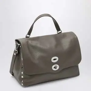 ZANELLATO Medium Postina Bag In Taupe - Grey