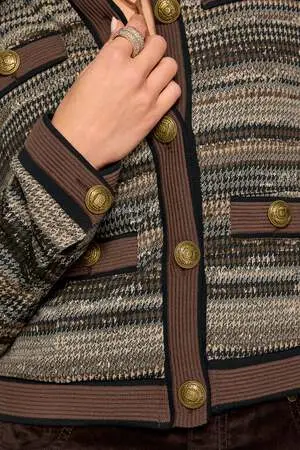 Ramy Brook Clara Printed Sweater Jacket