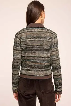 Ramy Brook Clara Printed Sweater Jacket