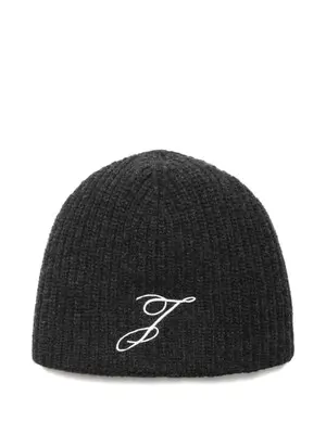 Jacquemus Le Bonnet Espiral In Wool - Grey