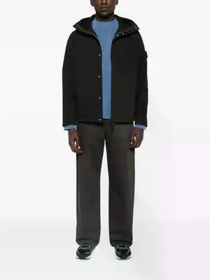 Stone Island Logo-patch Hooded Jacket