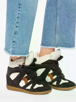 Isabel Marant Étoile Bekett Touch-strap Sneakers - Black