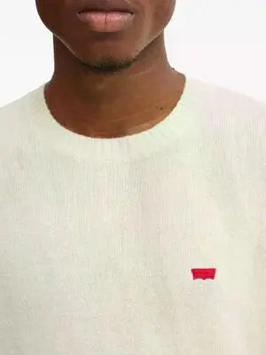 LEVI'S Logo-embroidery Crew-neck Sweater
