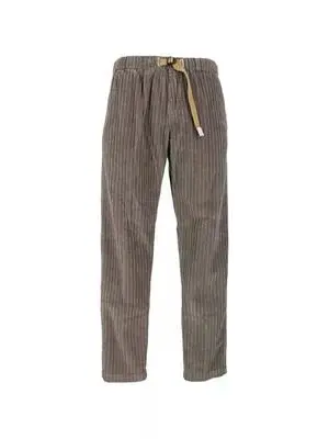 WHITE SAND Striped Corduroy Trousers - Neutrals