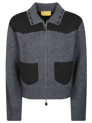 Guest In Residence Saddle Up! Cashmere-wool Jacket - Grigio