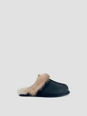 UGG Scuffette Nubuck Slippers - Black
