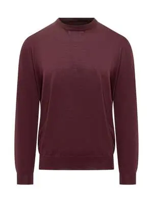 FILIPPO DE LAURENTIIS Filippo De Laurentiis Merino Wool Basic Crewneck Sweater 371