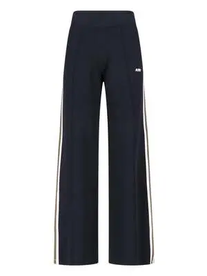 AUTRY Wide-leg Track Trousers - Black