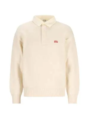Loewe Polo Sweatshirt For - Ecru