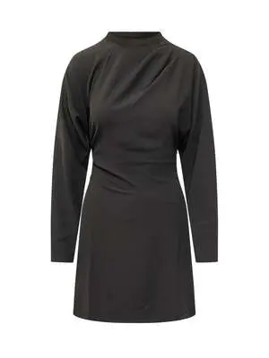 GANNI Cady Crepe Dress