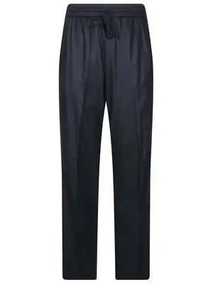 PAOLO PECORA Soft Fabric Chino Pants - Blu