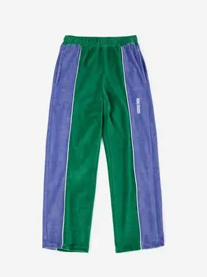 BOBO CHOSES Block Terry Cloth Jogging Pants - Green