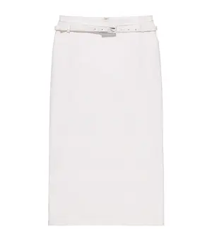 TOM FORD Lambskin Midi Pencil Skirt
