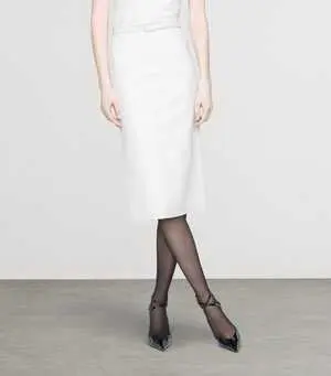 TOM FORD Lambskin Midi Pencil Skirt