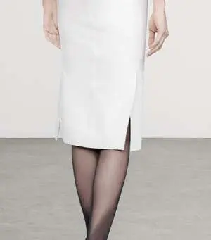 TOM FORD Lambskin Midi Pencil Skirt