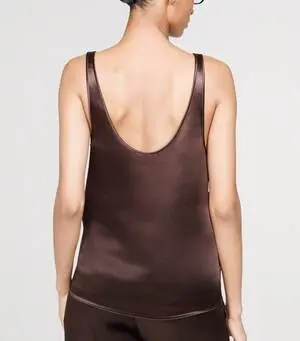 TOM FORD Silk Plunge-neck Tank Top