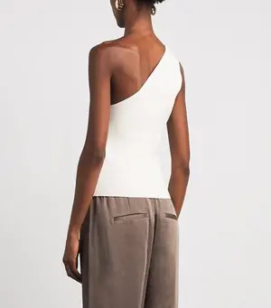 Cult Gaia Knitted One-shoulder Anouk Top