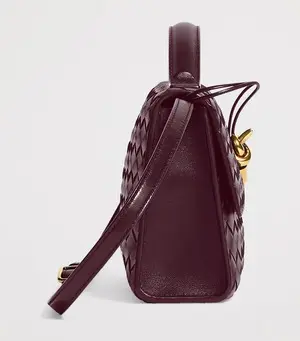 Bottega Veneta Leather Andiamo 25 Clutch Bag