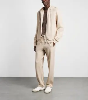 Zimmerli Winter Lounge Zip-up Hoodie - Beige