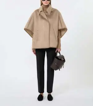 Max Mara Cashmere Double-breasted Cape
