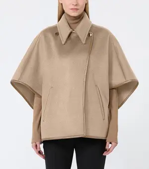 Max Mara Cashmere Double-breasted Cape