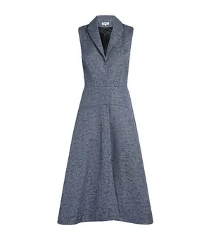 Safiyaa Sleeveless Waistcoat Midi Dress