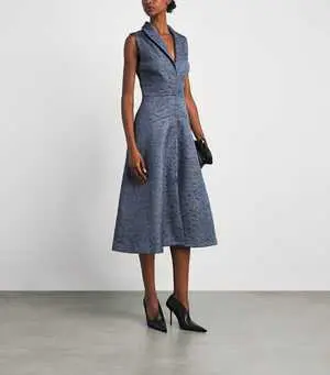 Safiyaa Sleeveless Waistcoat Midi Dress